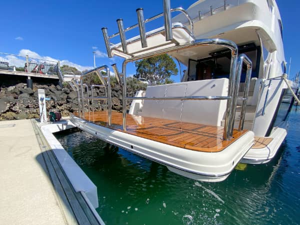 Hydraulic Swim and Boarding Platforms | Motor Yacht Service Centre ...
